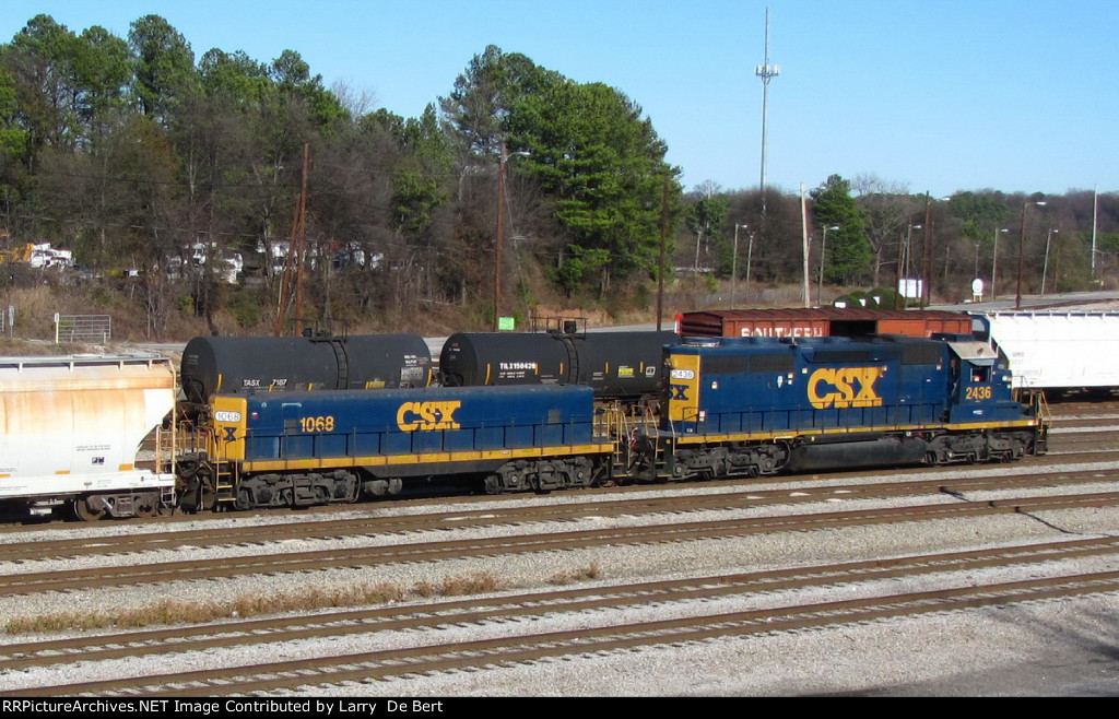 CSX 2436 Hump yard pusher